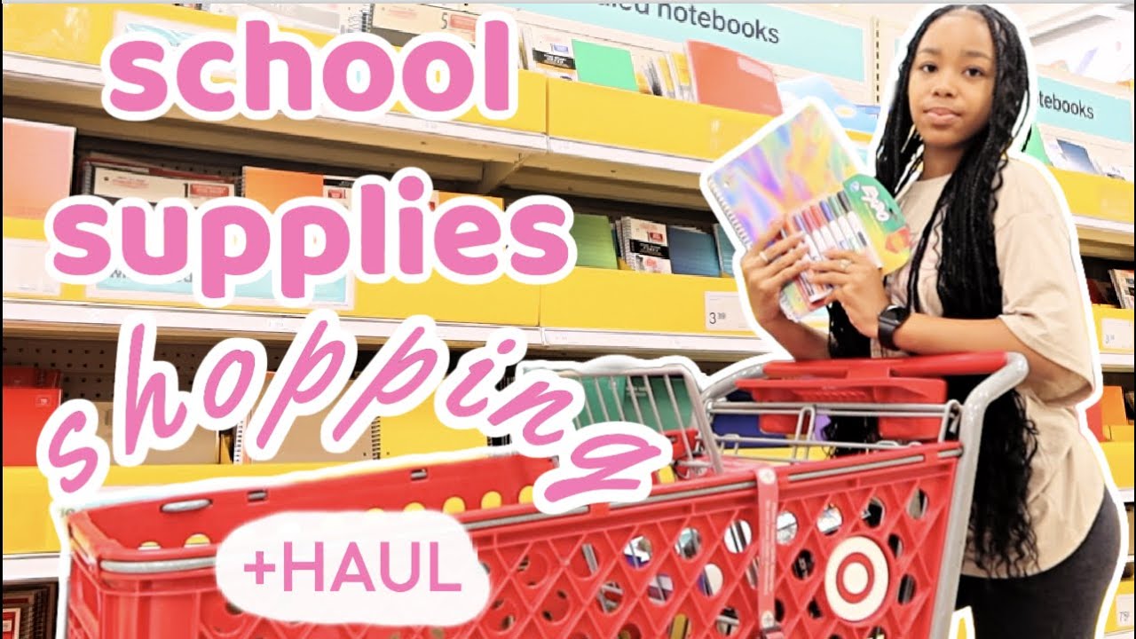 BACK TO SCHOOL SUPPLIES SHOPPING 2022 TARGET - YouTube