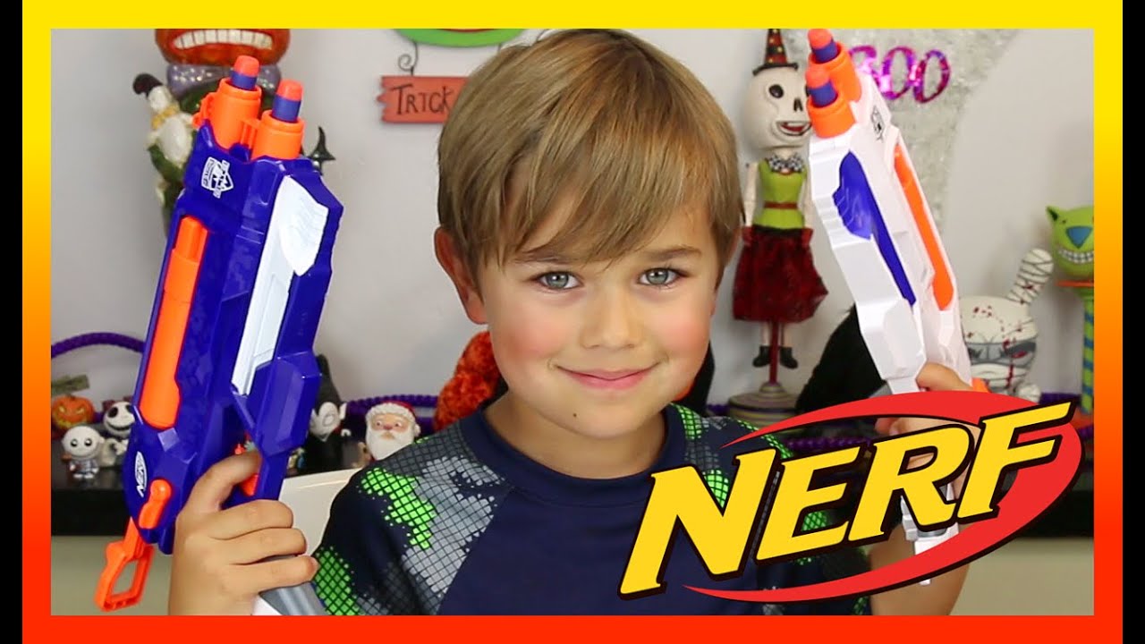NERF SPLITSTRIKE | 2 Blasters In 1 | Walmart Exclusive - YouTube
