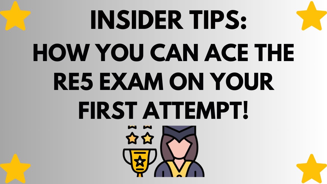How YOU can ace the RE5 exam on your first attempt! - YouTube