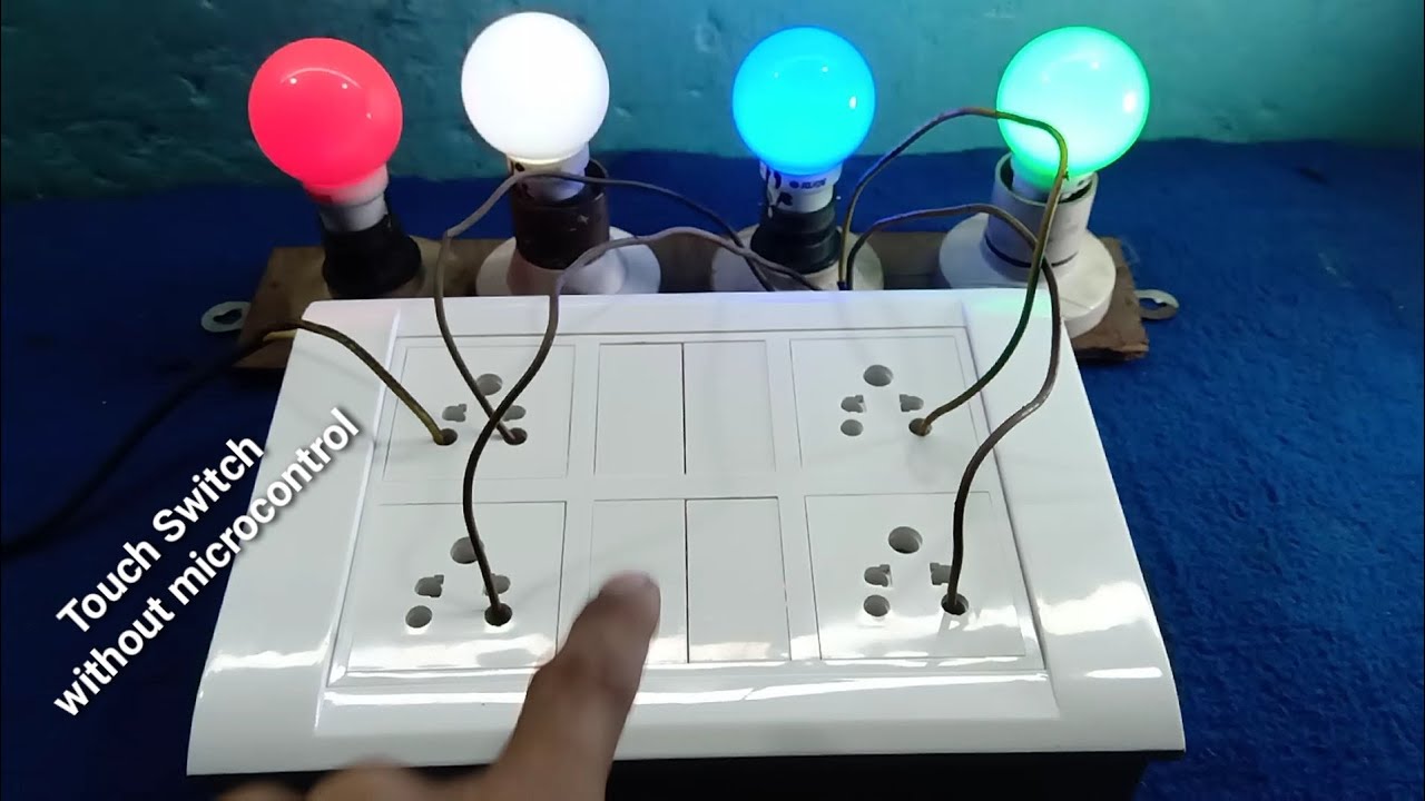 How to make Touch switch board , Touch switch - YouTube