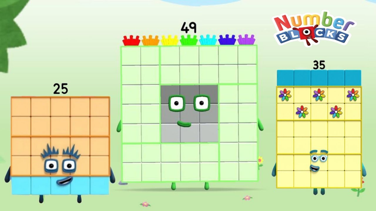 LEARN THE COUNT NUMBER BY FIVE | MAKE NUMBER 35 AND 49 | GAME ...