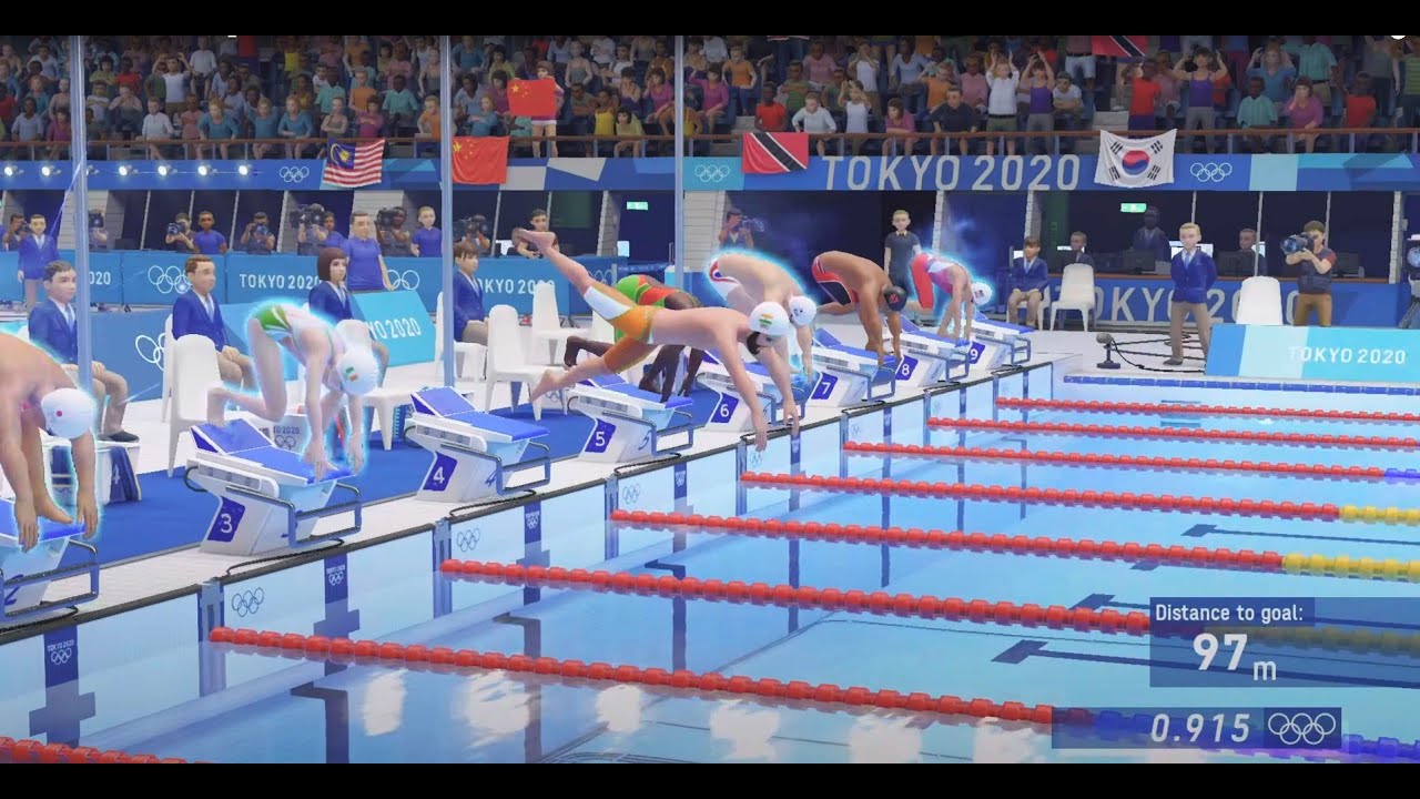 "Olympic Games Tokyo 2020 PS5 - Competitive Swimming Gameplay" - YouTube