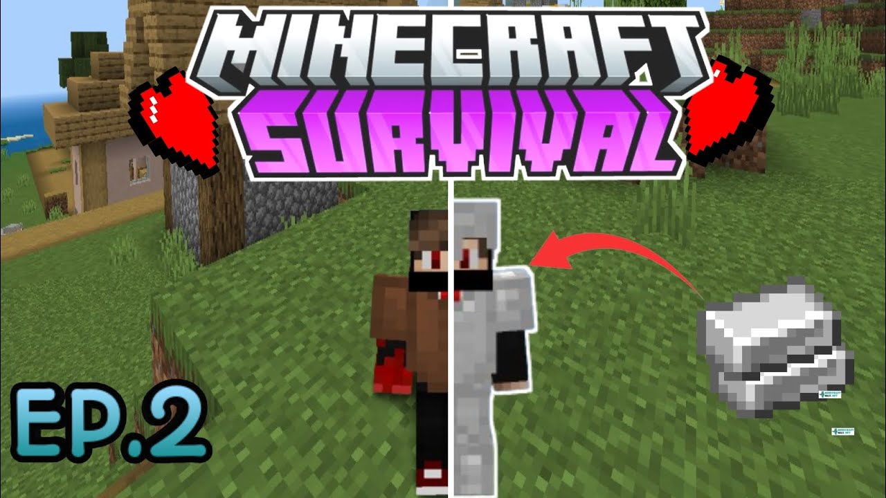 I Made a Full Iron Armor in Minecraft Survival || Minecraft Survival ...