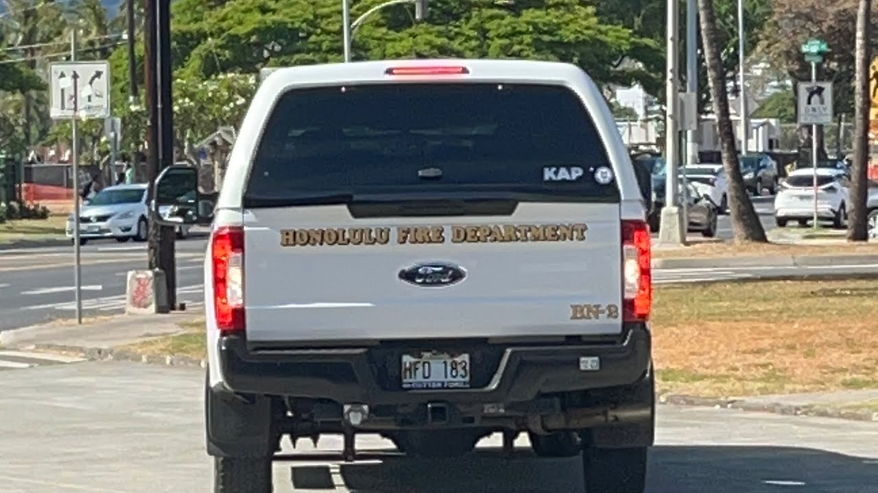 Honolulu fire department battalion chief 2 return quarter - YouTube