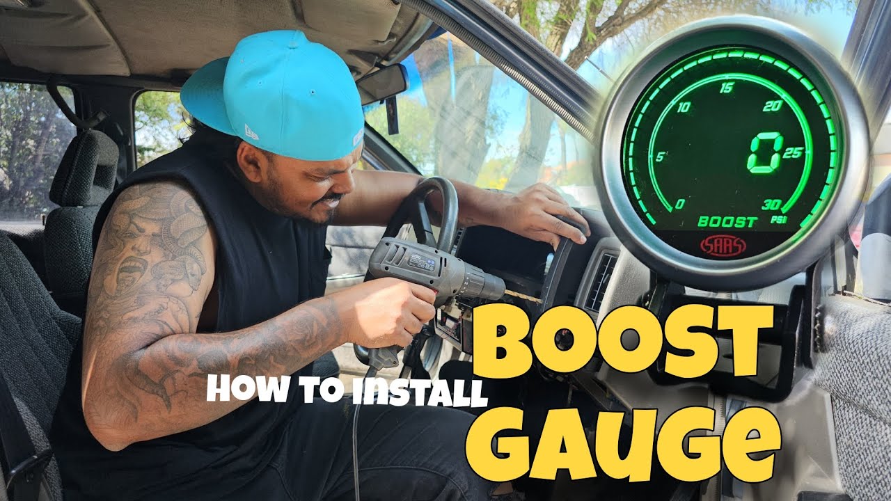 How to install a boost gauge | ගහමුද boost gauge එකක්.! #boostgauge # ...