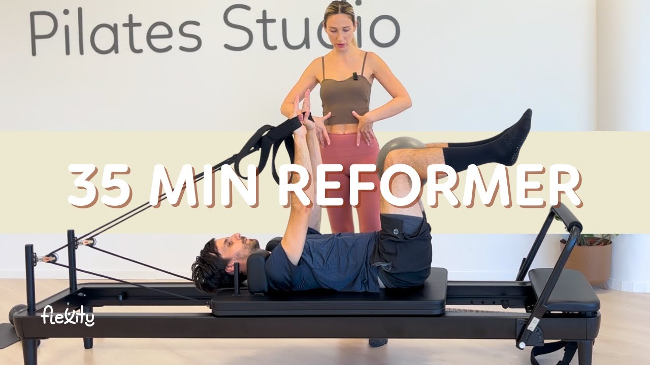 Pilates Reformer Workout for Beginners with Props, 35 min by Millie ...