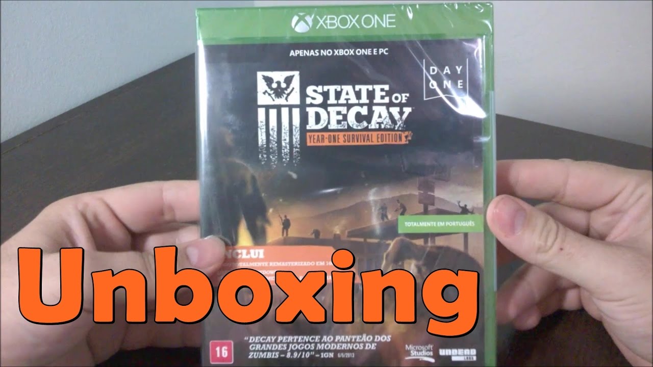 State of Decay Year One Survival Edition - Xbox One - UNBOXING - YouTube