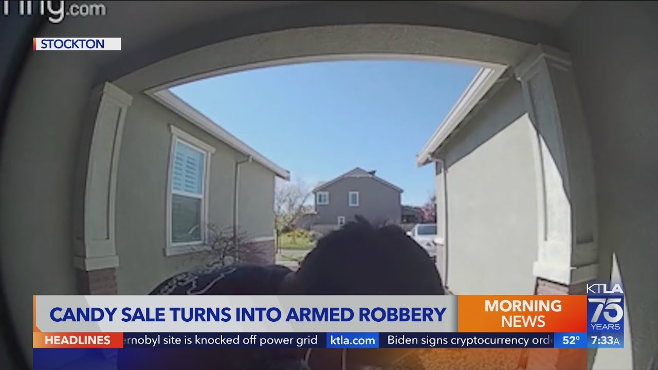 Candy sale turns into armed robbery in Stockton - YouTube