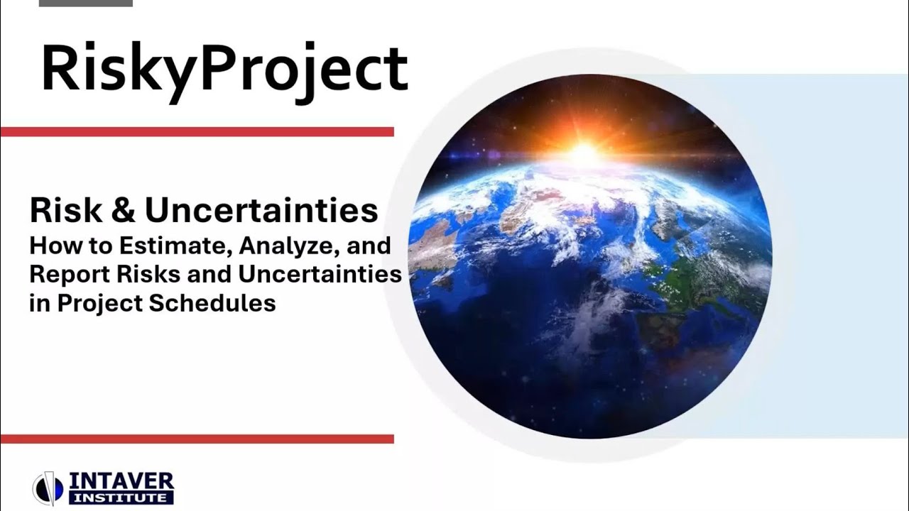 Risk or Uncertainties How to Analyze, and Report Project Risks and ...