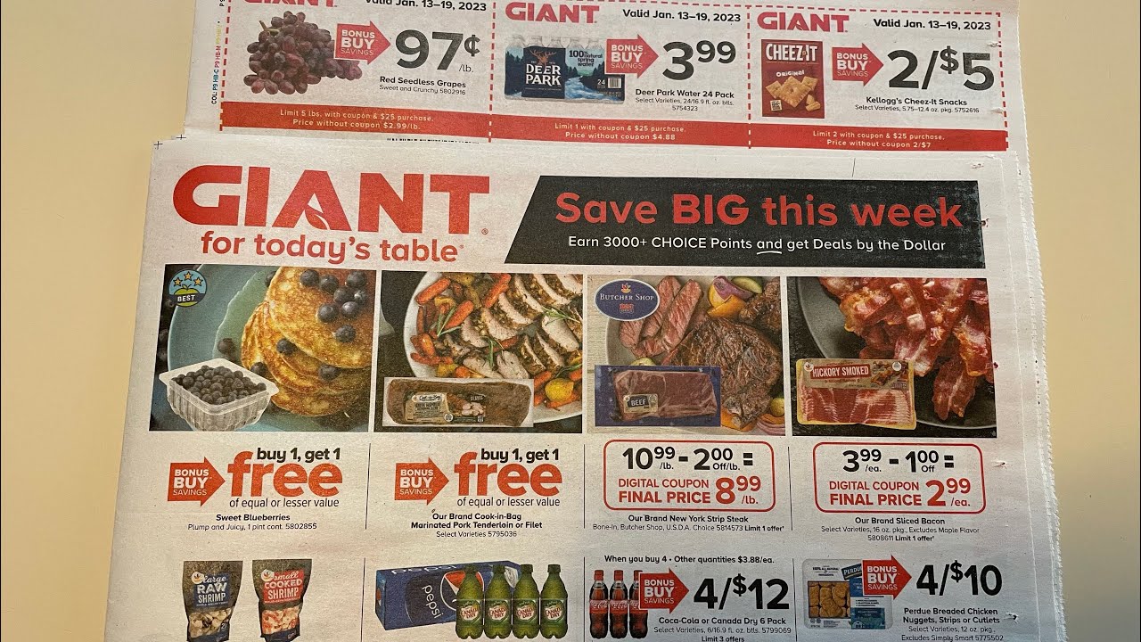 Giant Ad Preview January 13-19, 2023 - YouTube