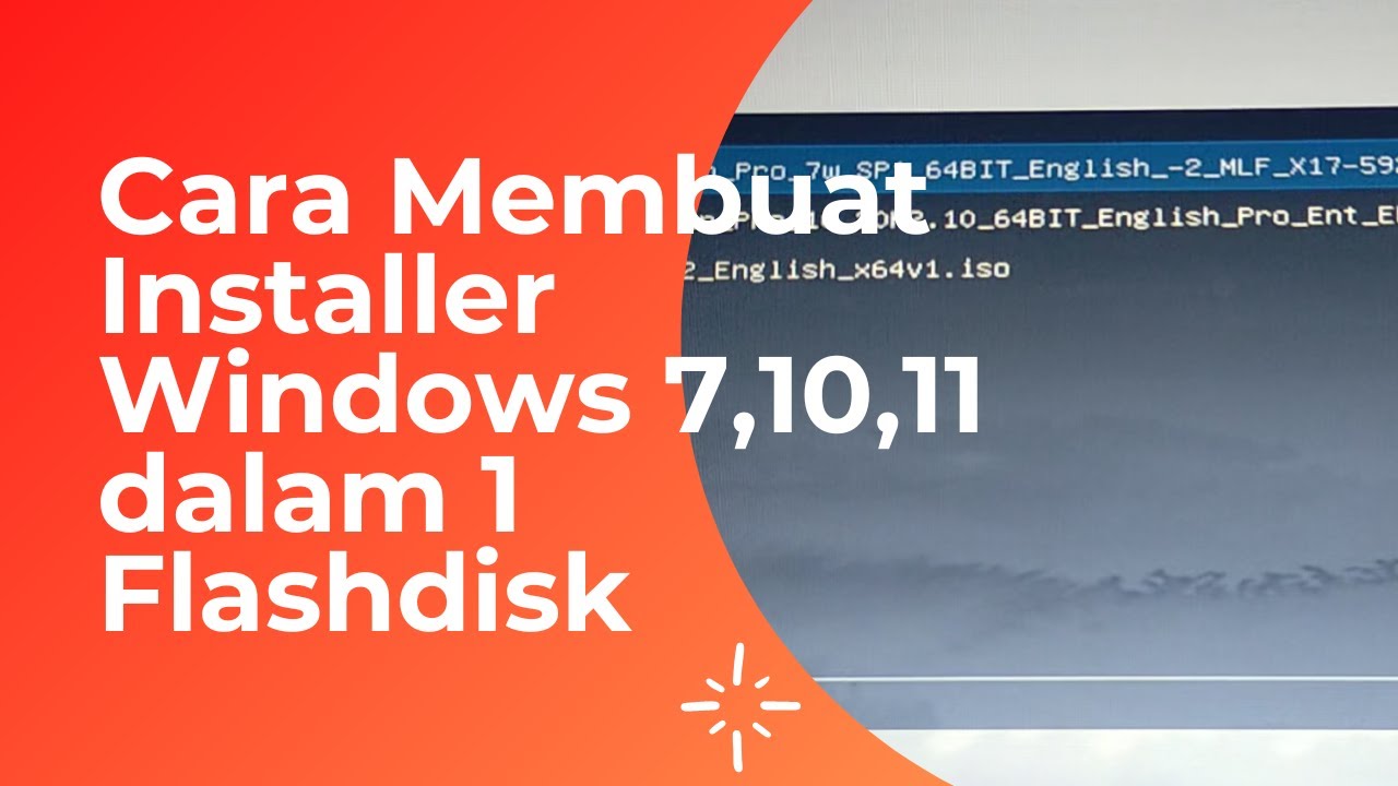Cara membuat installer windows 7,windows 10,windows 11 dalam 1 flashdisk dengan ventoy bootable ...