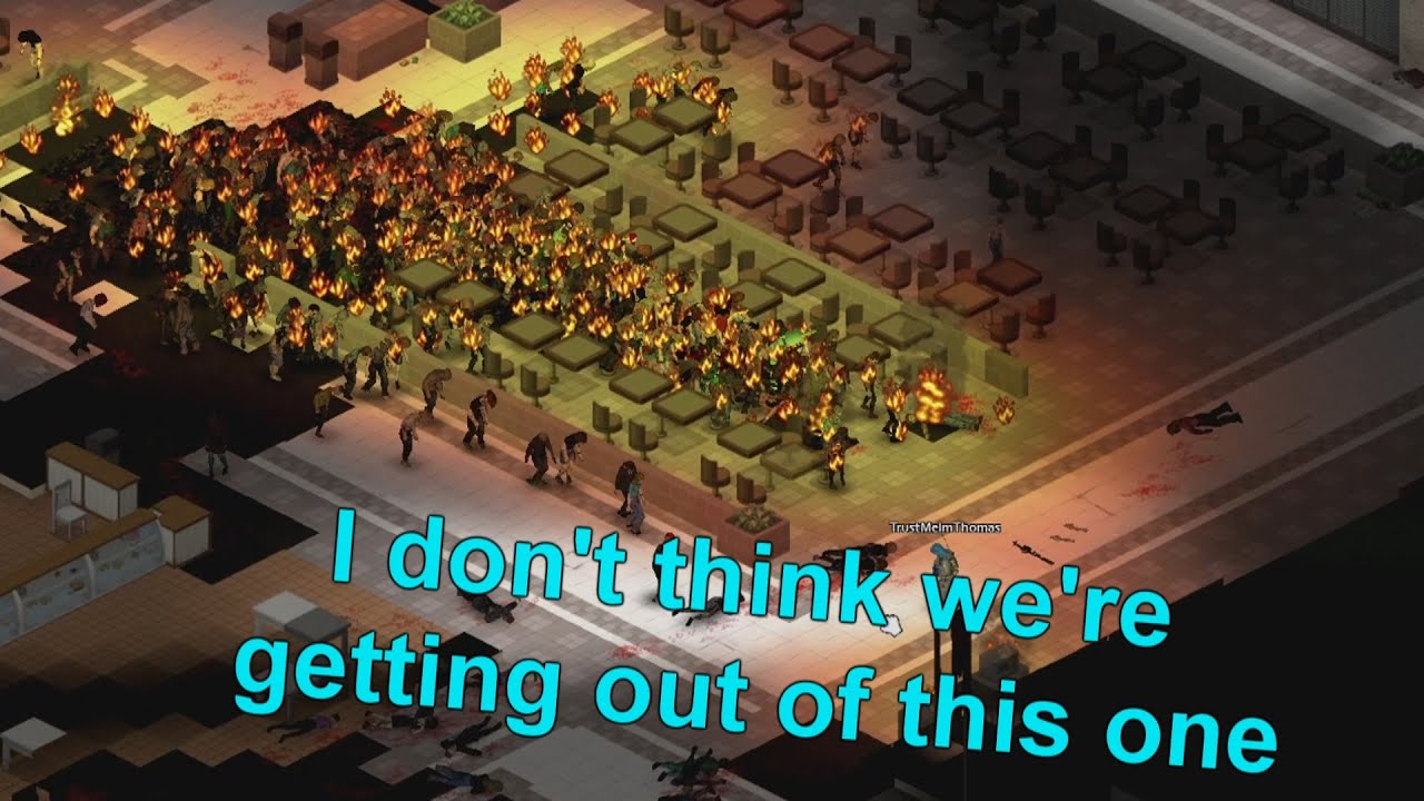 Big mall, lots of zombies, raging fire and two idiots in Project ...