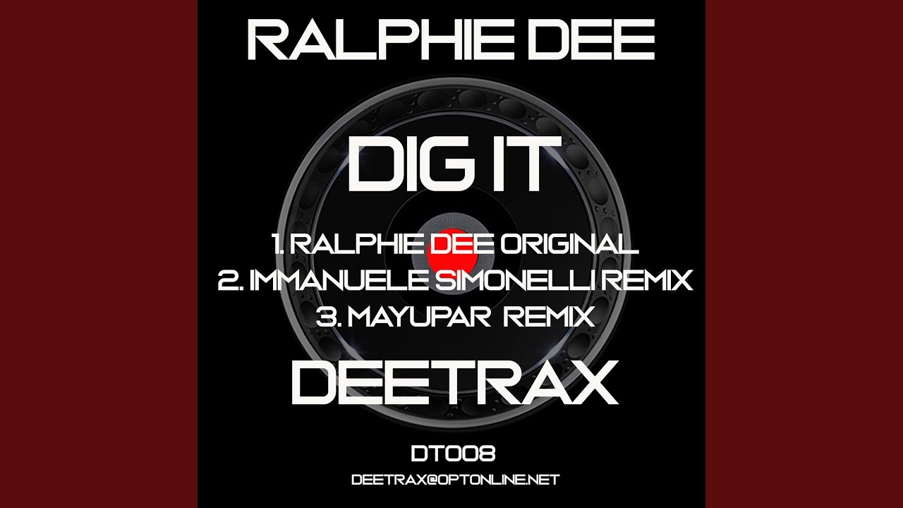 Dig It (Ralphie Dee Original Mix) - YouTube