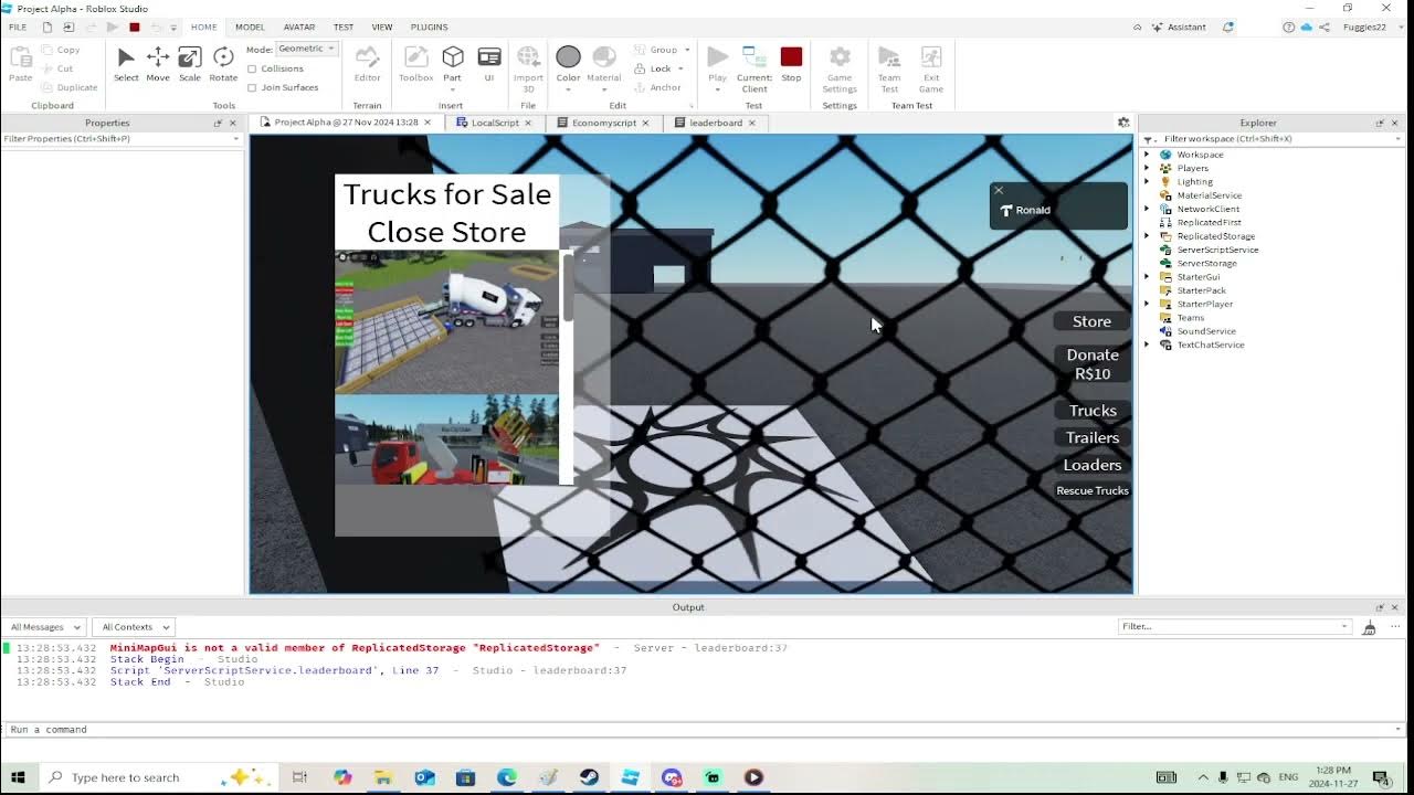 Roblox Studio Build and Code - Player Economy system Concept - YouTube