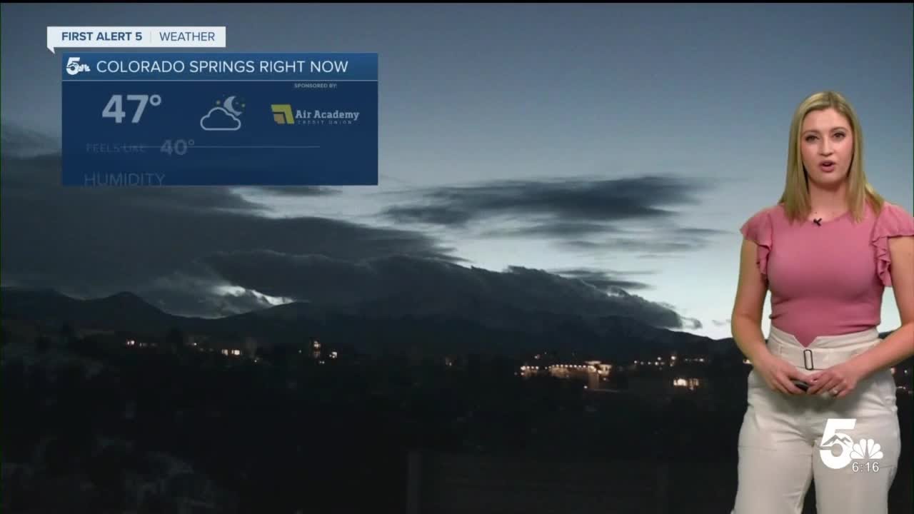 A cold front drops temperatures on Friday and then snow moves in late ...