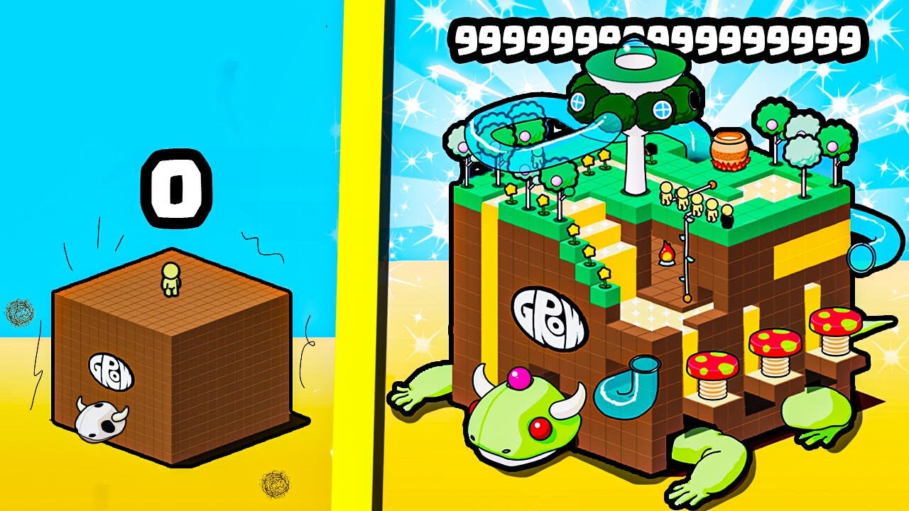 Growing a MAX LEVEL CUBE - YouTube