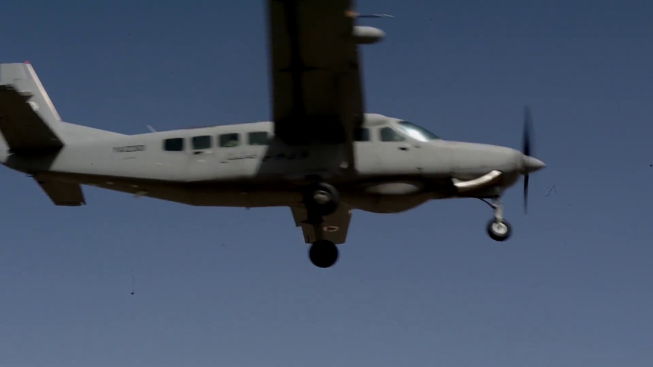 Afghan Cessna C-208 Caravans - YouTube