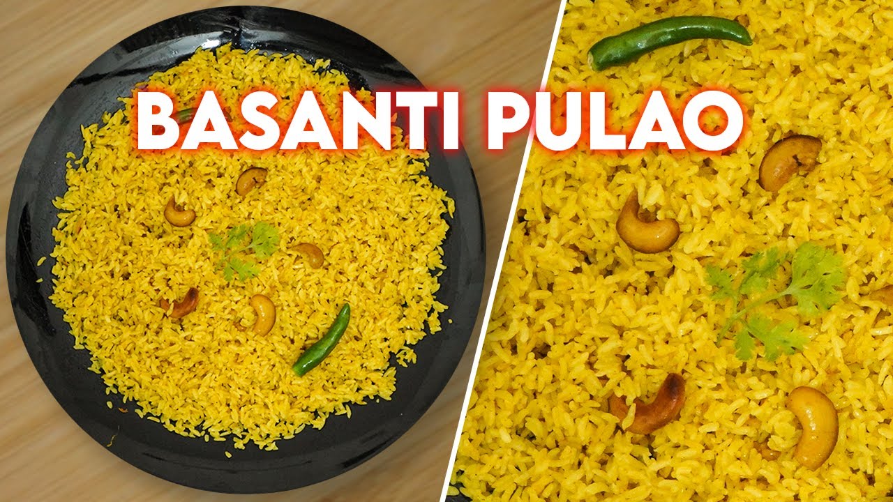 Basanti Pulao Recipe | Eid Special Bengali Sweet Basonti Polao - YouTube