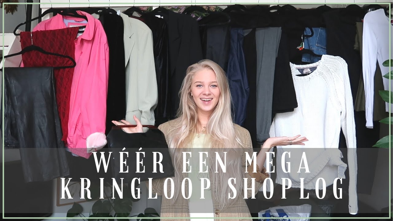 GIVE AWAY ALLSAINTS! // Wéér een MEGA kringloop shoplog + try-on! - YouTube