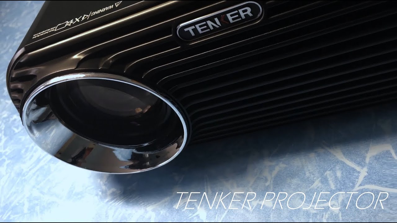 A budget projector - TENKER 3200 lux projector - YouTube