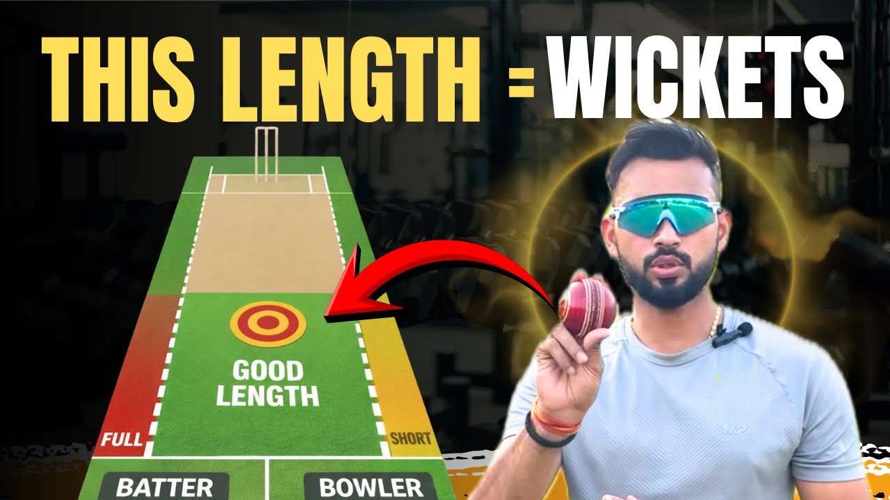 Perfect Length Bowling Explained | This Line & Length Gets Wickets ...