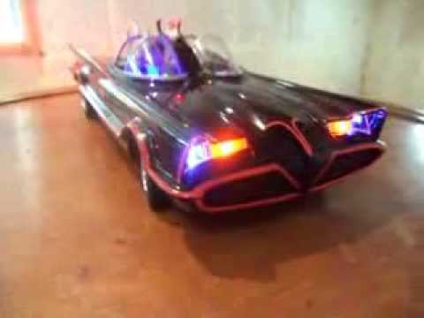 1966 "BATMAN" 1/18 Custom Lit Batmobile Ut LED Afterburner Hot Wheels ...