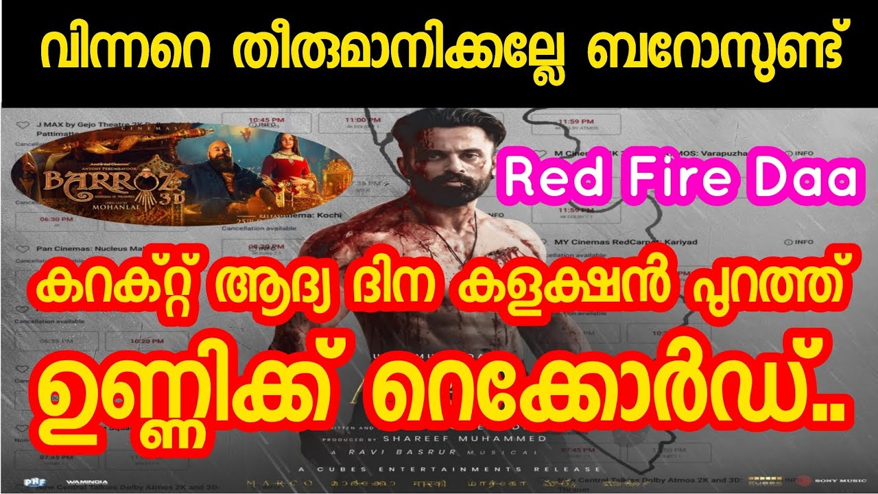 Marco Final First Day Kerala India Collection Report | Marco Movie ...