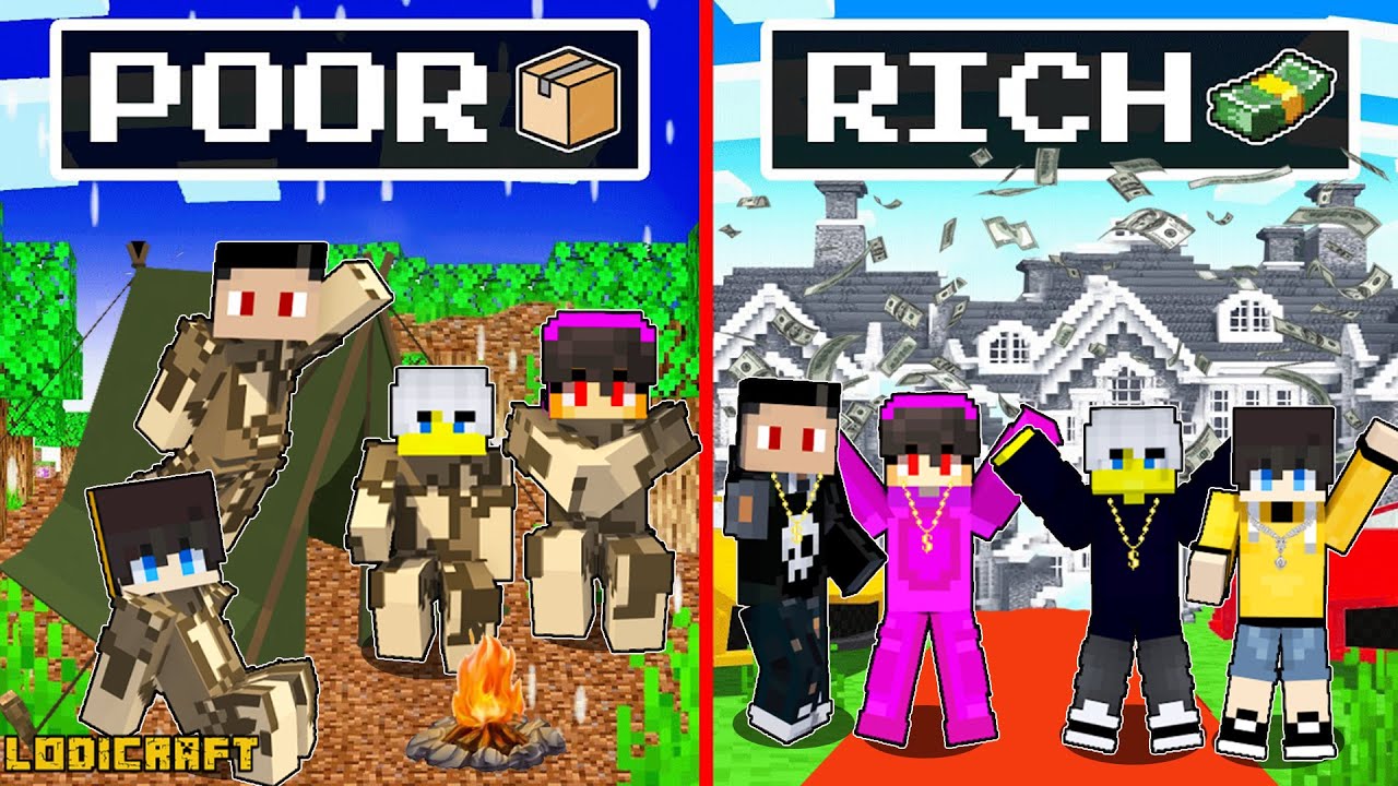 From POOR to RICH in Minecraft. (TAGALOG) - YouTube