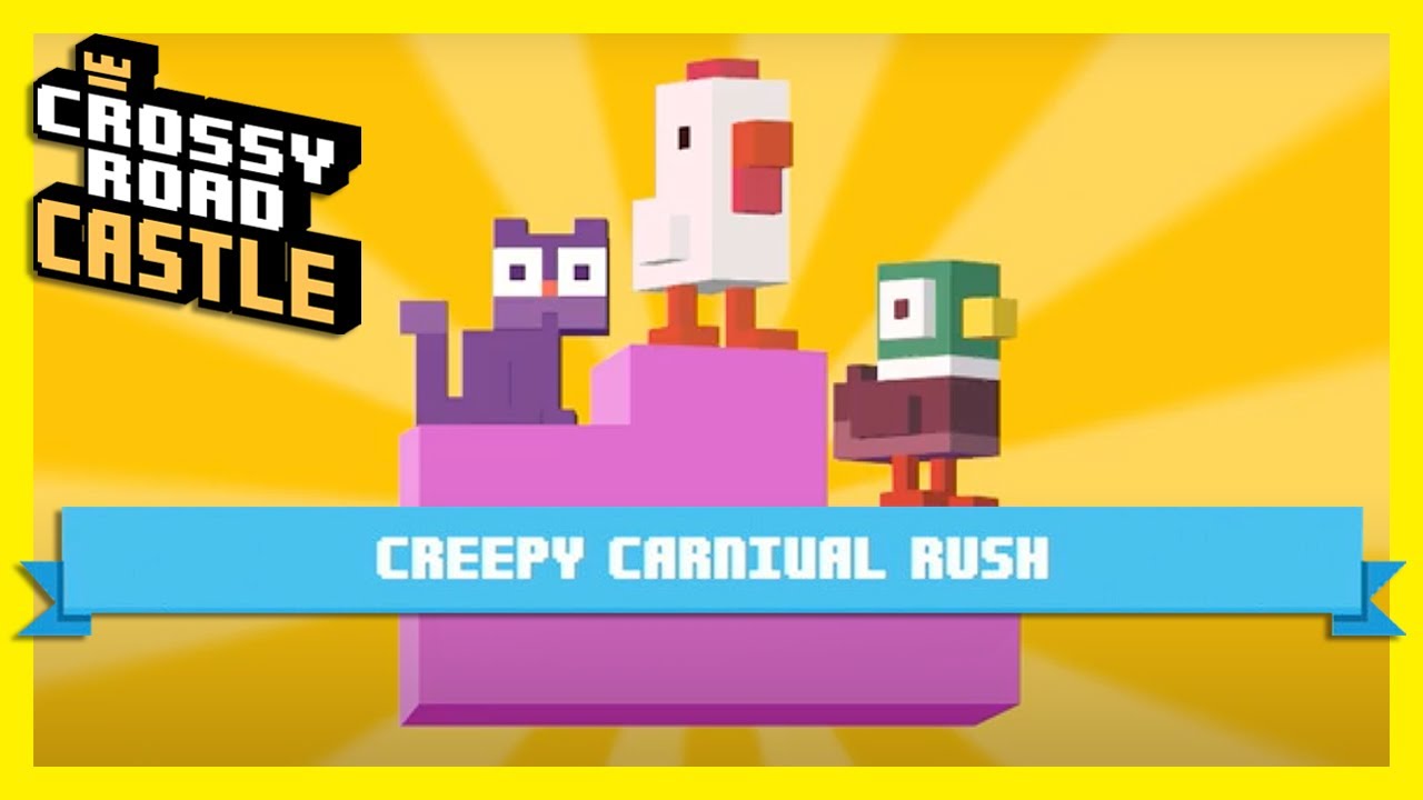 Creepy Carnival Rush – Challenge Event 🙊🙈🙉 Crossy Road Castle 🏆 - YouTube