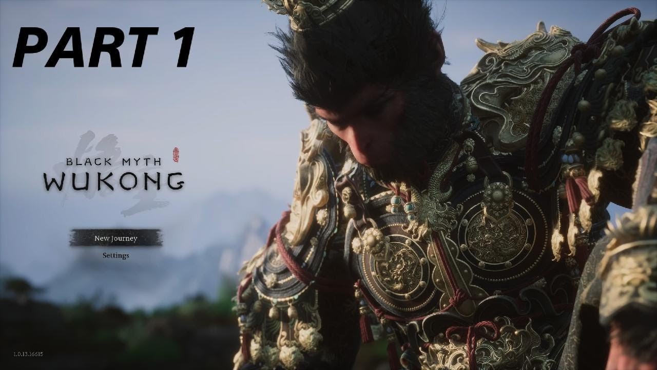 BLACK MYTH WUKONG walkthrough Gameplay part 1-INTRO - YouTube