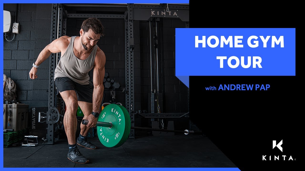 HOME GYM Tour | KINTA x Andrew Pap | 1 month later - YouTube