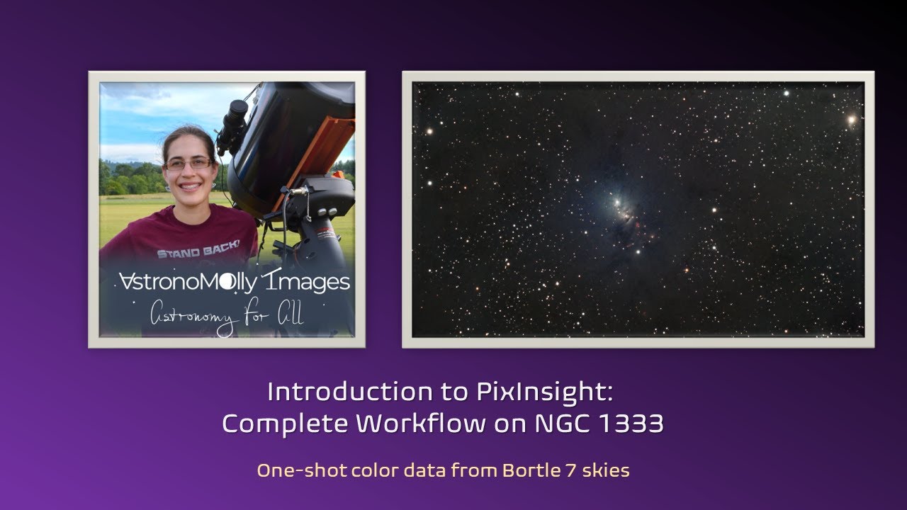 Introduction to PixInsight: Complete Workflow on NGC 1333 - YouTube