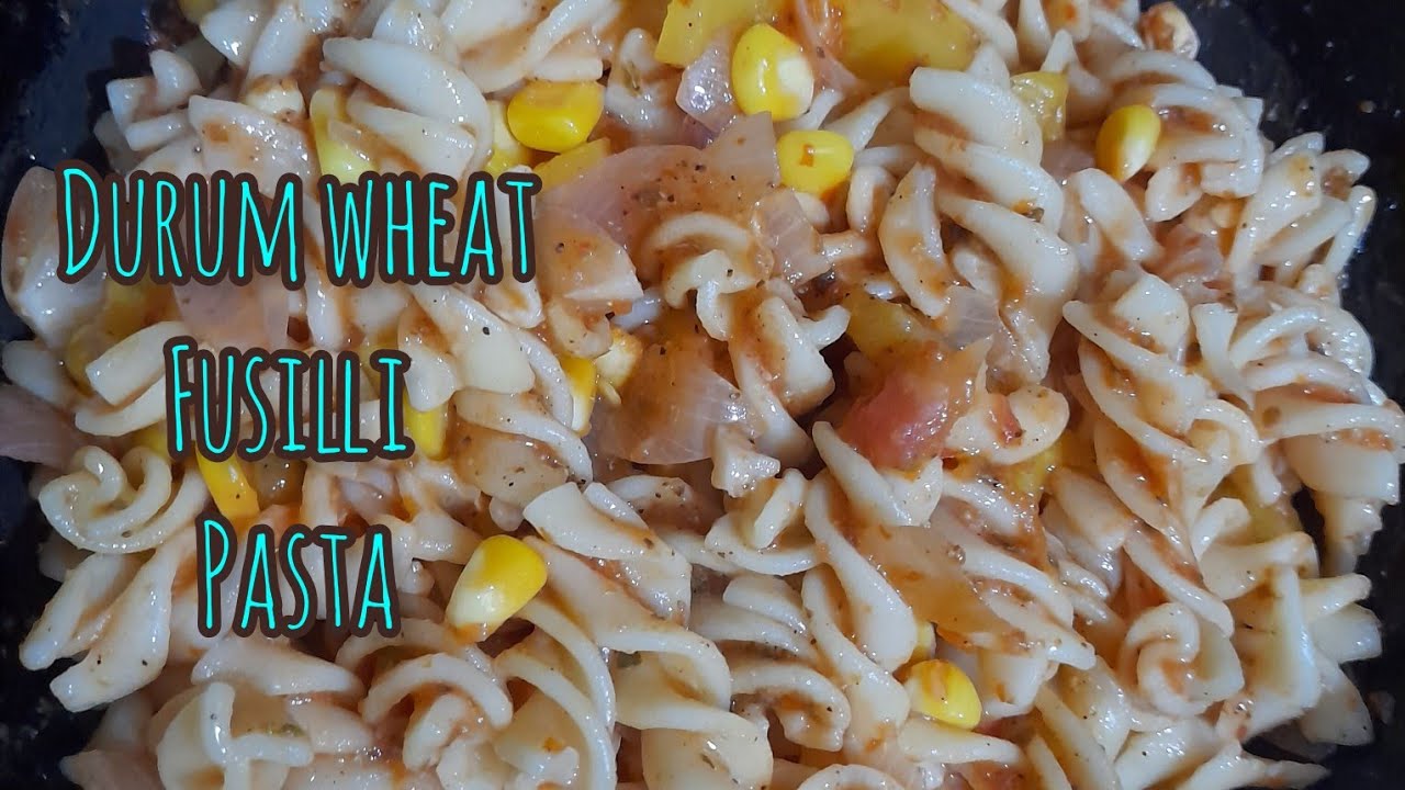 Durum Wheat Fusilli Pasta Recipe - YouTube