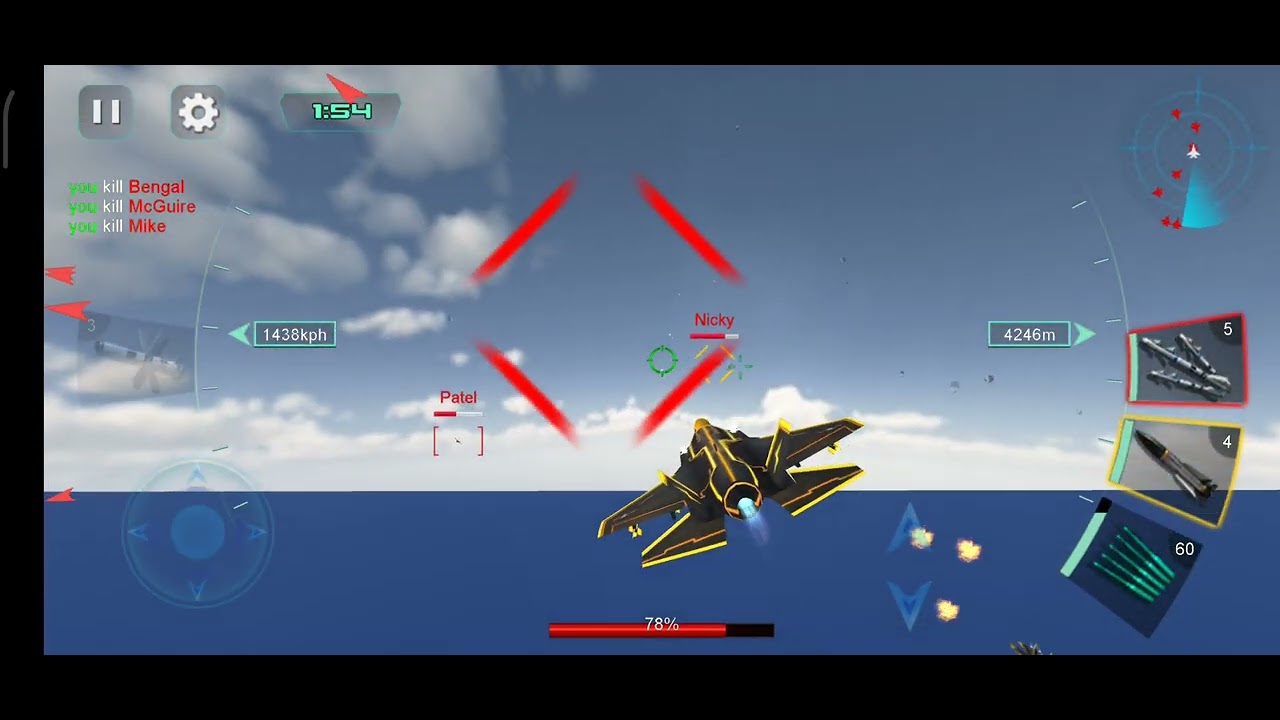 Plane fight game @games - YouTube