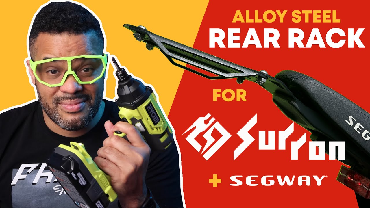 Installing a Heavy-Duty Steel Rear Rack on My Surron/Segway E-Bike ...