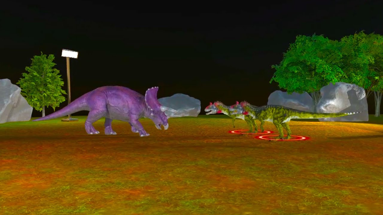 Dinosaur Deinonychus vs Styracosaurus - Animal Revolt Battle Simulator ...