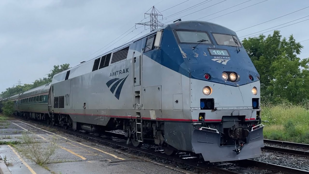 Via Train 97 Amtrak’s Maple Leaf 64 Grimsby Via Rail Station July 29 ...