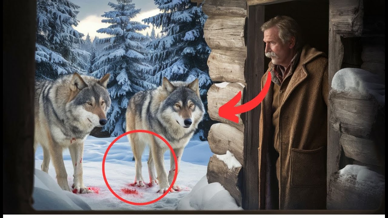 Frozen Wolves Plead: Man Steps Inside and Uncovers a Shocking Secret ...