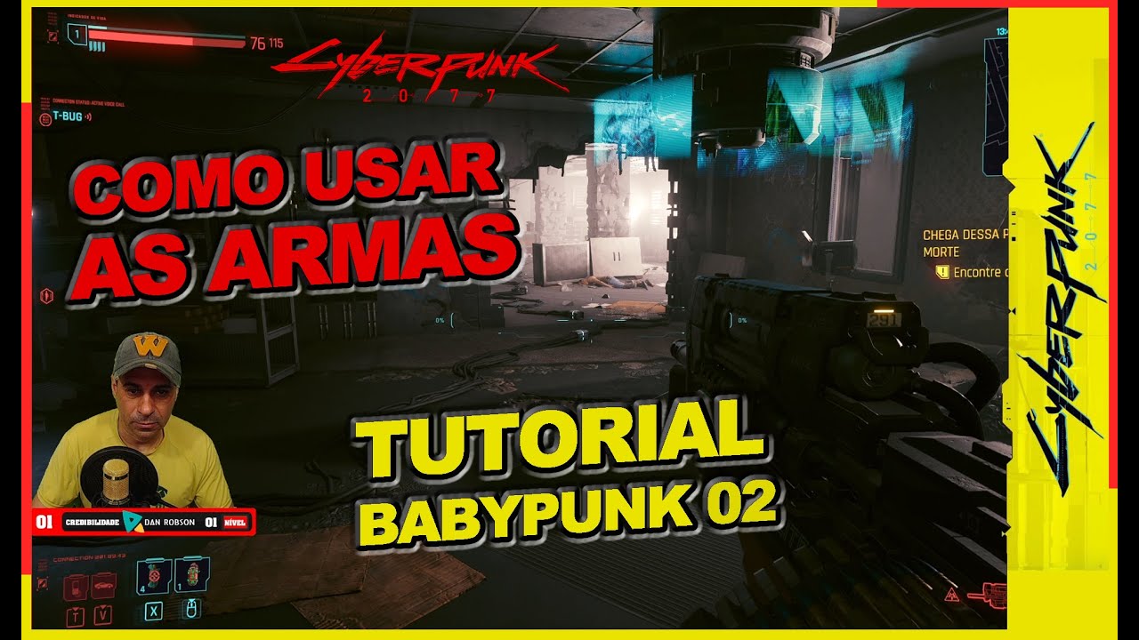 CYBERPUNK 2077 - Tutorial completo BabyPunk 02 - Como usar suas armas e reciclar itens !!! - YouTube