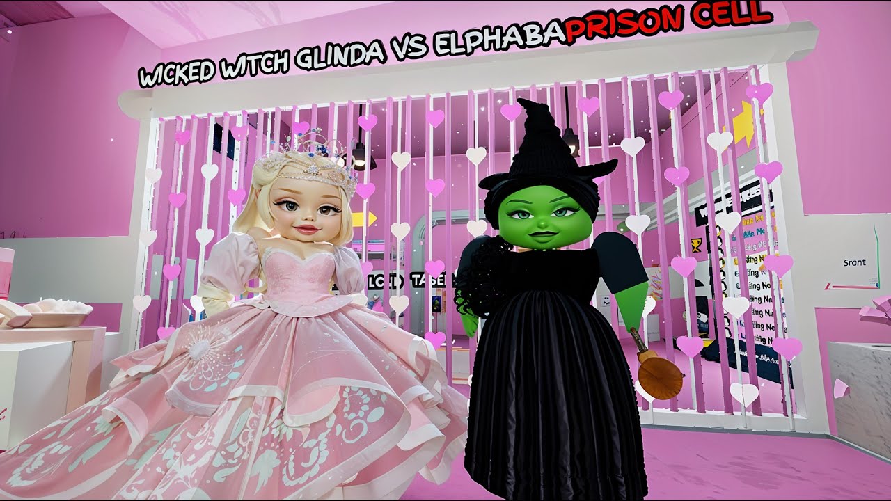 🧚 GLINDA VS ELPHABA BARRYS PRISON RUN OBBY! #roblox #scarryobby - YouTube