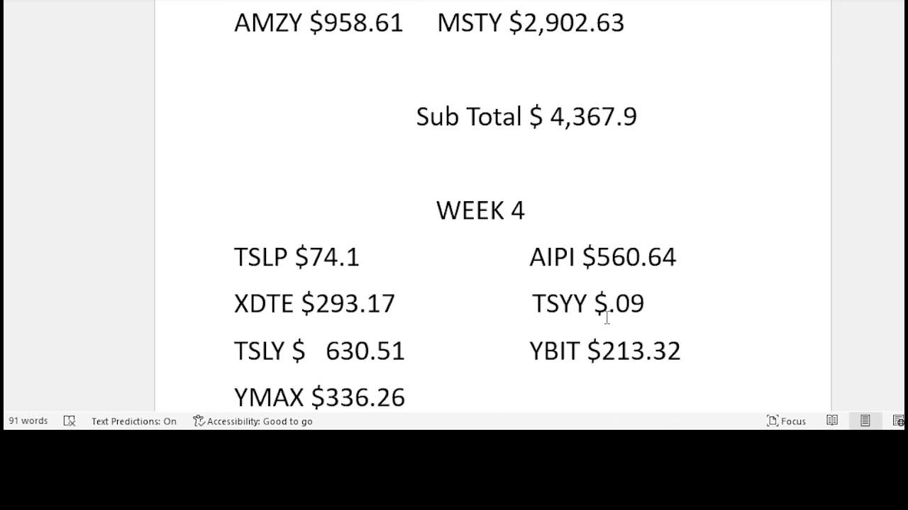 Monthly Dividends Review - YouTube