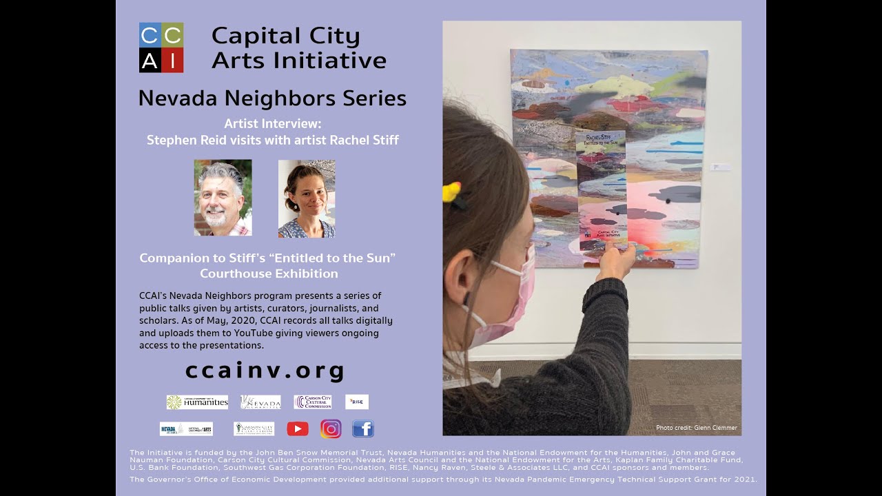 CCAI Artist Studio Interview: Stephen Reid interview with artist Rachel ...