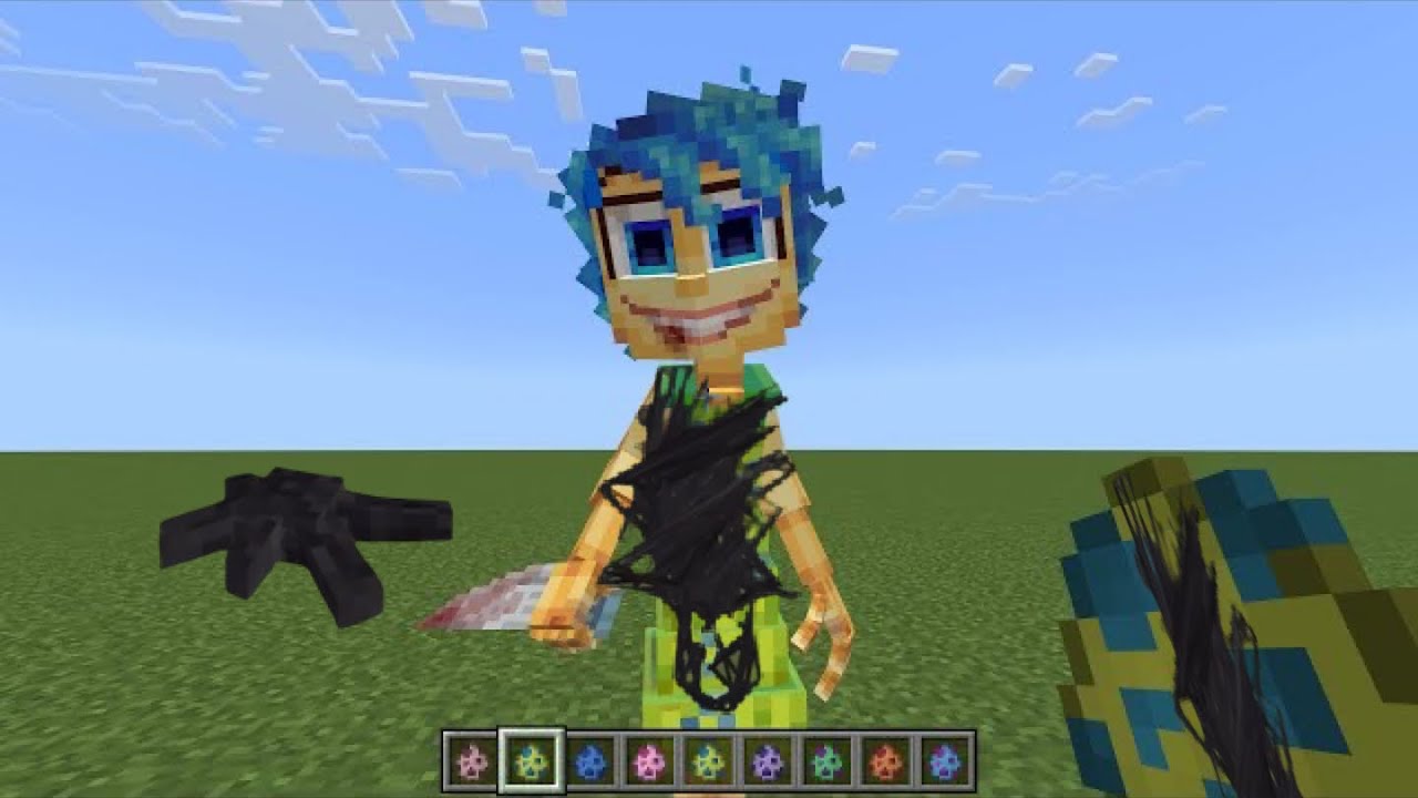 Realistic Inside Out 2 MOD vs Symbiote MOD in Minecraft PE - YouTube