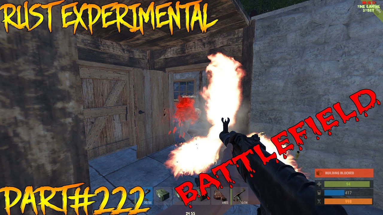 Rust experimental ⇒ Part #222 СЕРВЕР BATTLEFIELD - YouTube