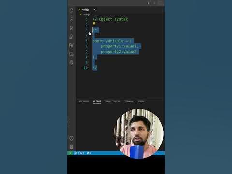 How to Create Object in JavaScript ? #shorts #javascriptbasics - YouTube