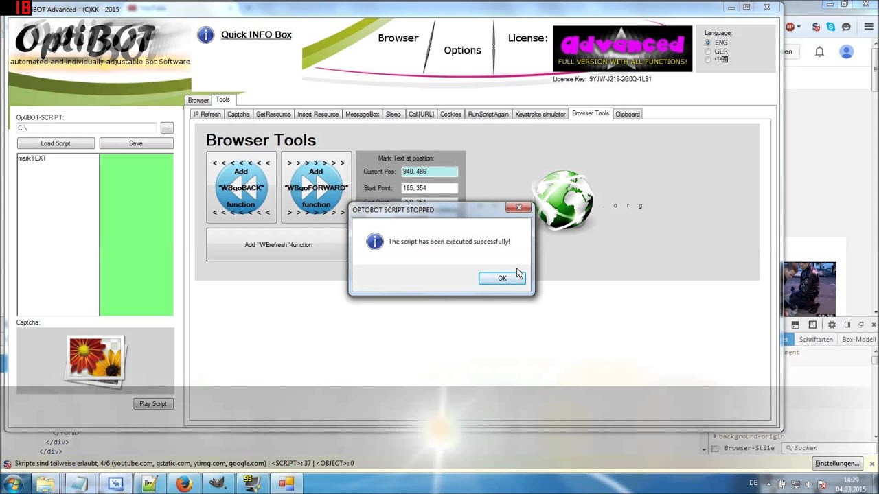 OptiBOT - Self editable HTML Browser Bot - YouTube