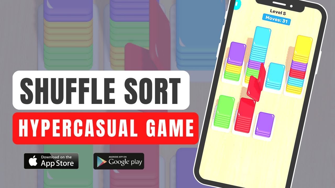 Shuffle Sort 🔀🃏🎴 Gameplay | Android, iOS | Mobile Game - YouTube