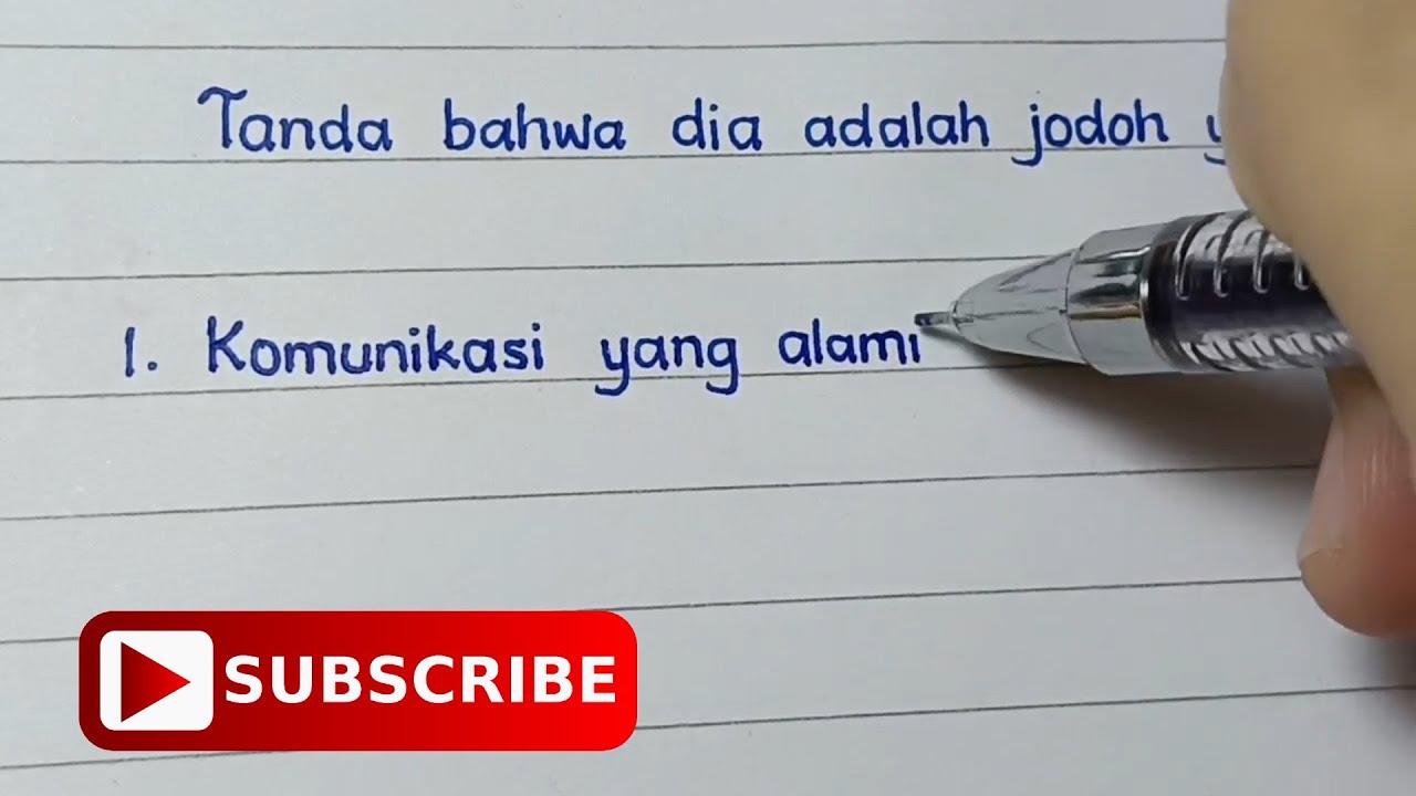 Tulisan Tangan Bagus, Rapi, Indah, dan Bersih ~ Tanda-tanda Dia Jodoh ...