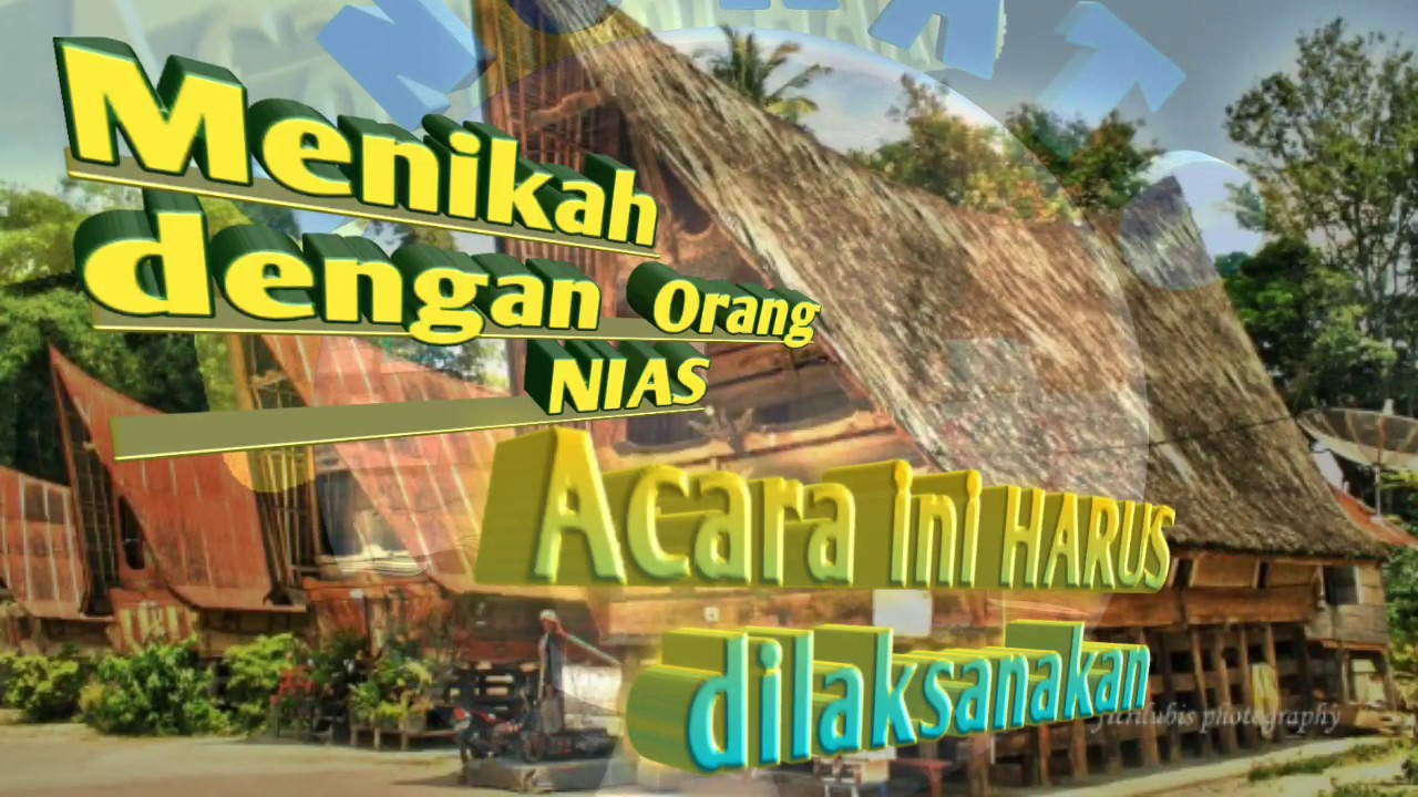 Adat Pernikahan Orang Nias Youtube