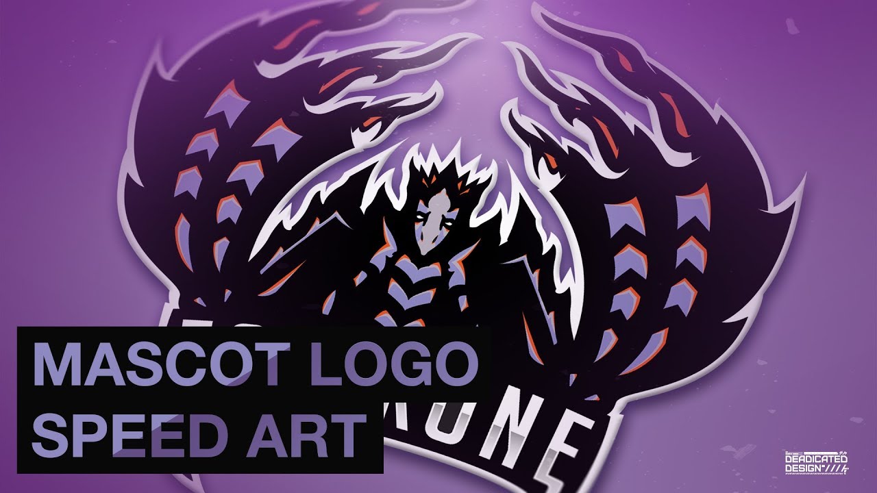 Lab 13 // Speed Art // Mascot Design // FalKKonE - YouTube